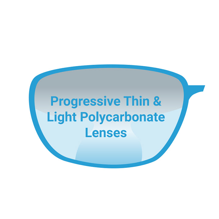 Progressive Thin & Light Polycarbonate Lenses | LensFactory